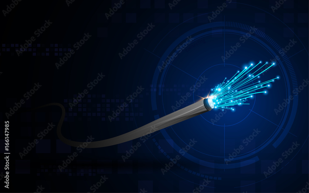 Connection Line On Networking Telecommunication Concept Background Stock Illustration Adobe Stock