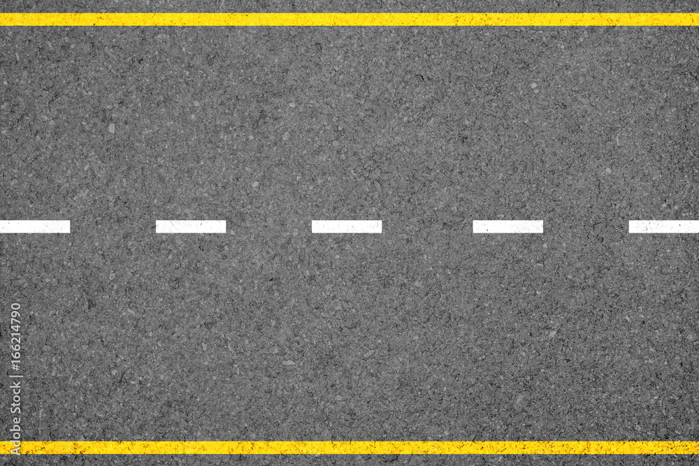 Top view asphalt concrete road Stock Photo | Adobe Stock