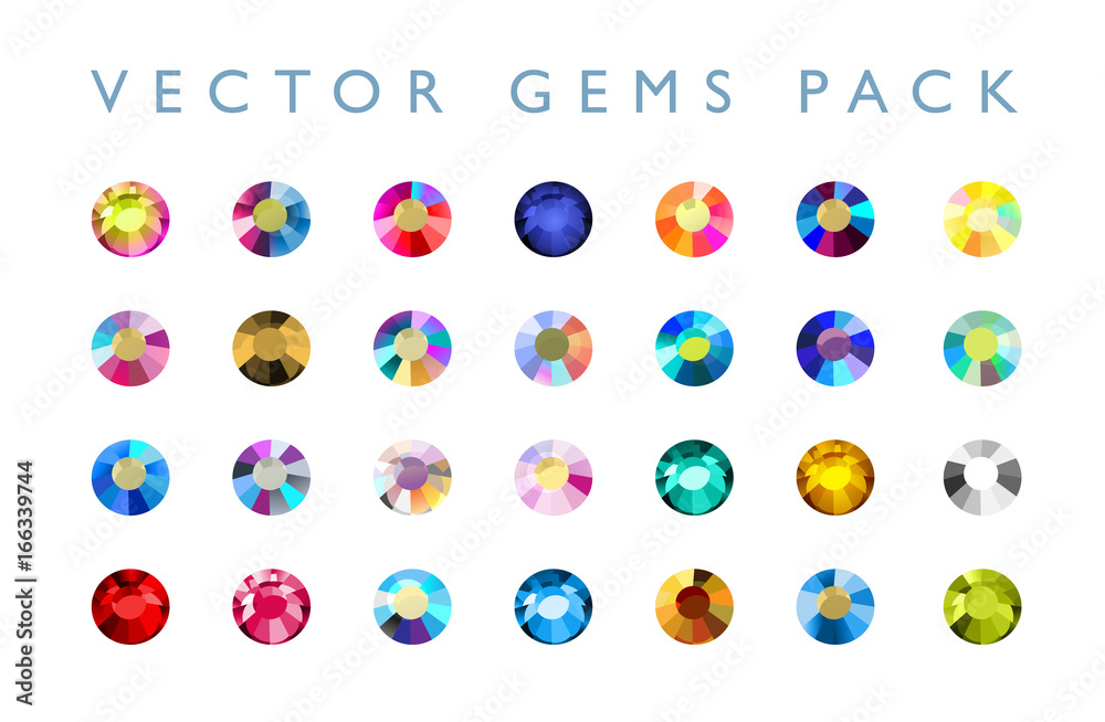 Vector rhinestone illustration Stock Vector | Adobe Stock