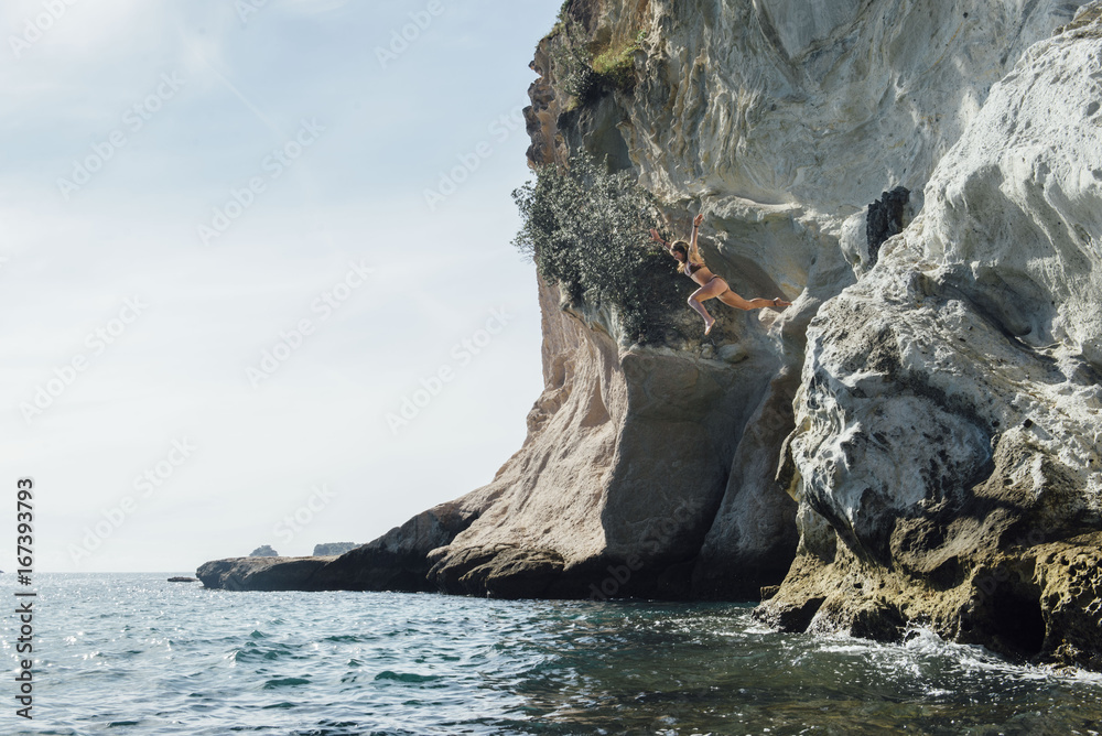 Cliff Jump Stock Photo | Adobe Stock