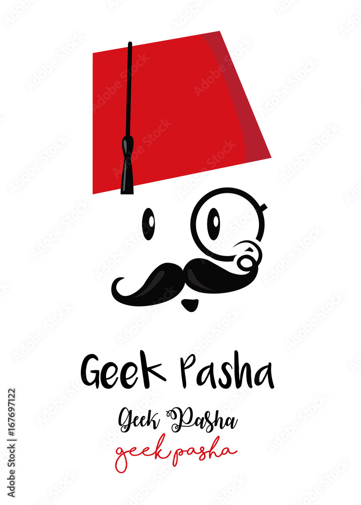 Vector de Stock Arabian Turkish Geek pasha/ Pasha definition is a title ...