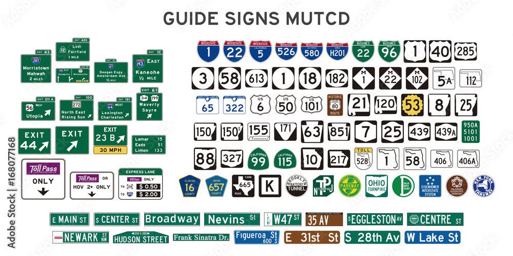 guide signs Stock Vector | Adobe Stock