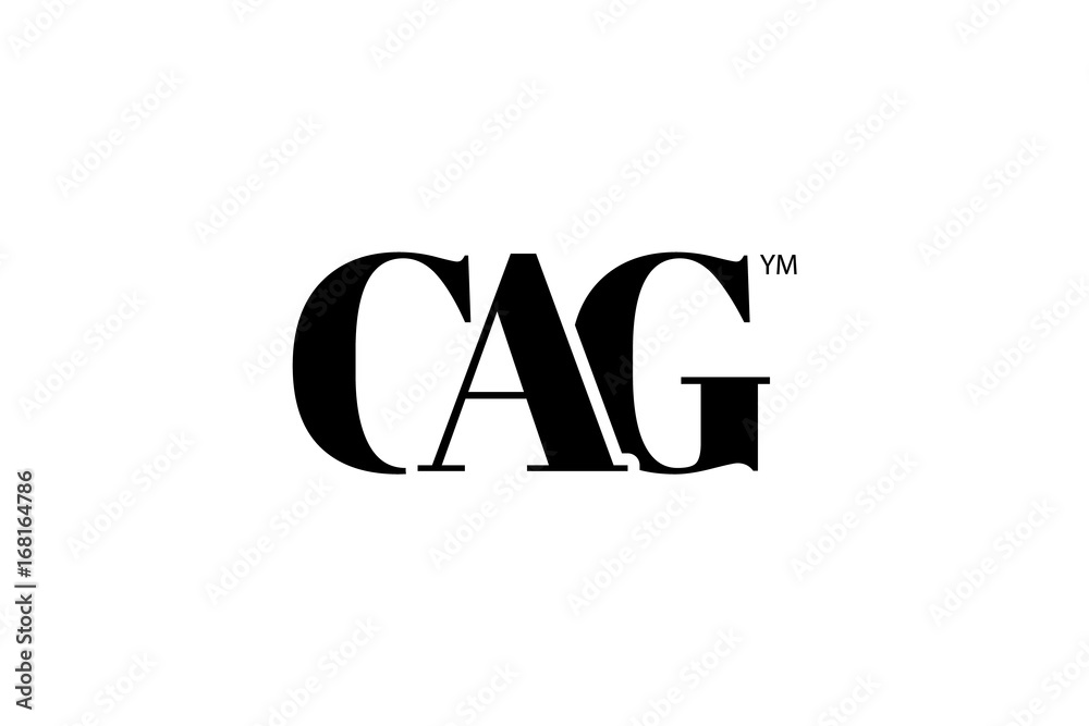 CAG Logo Branding Letter. Vector graphic design. Useful as app icon ...