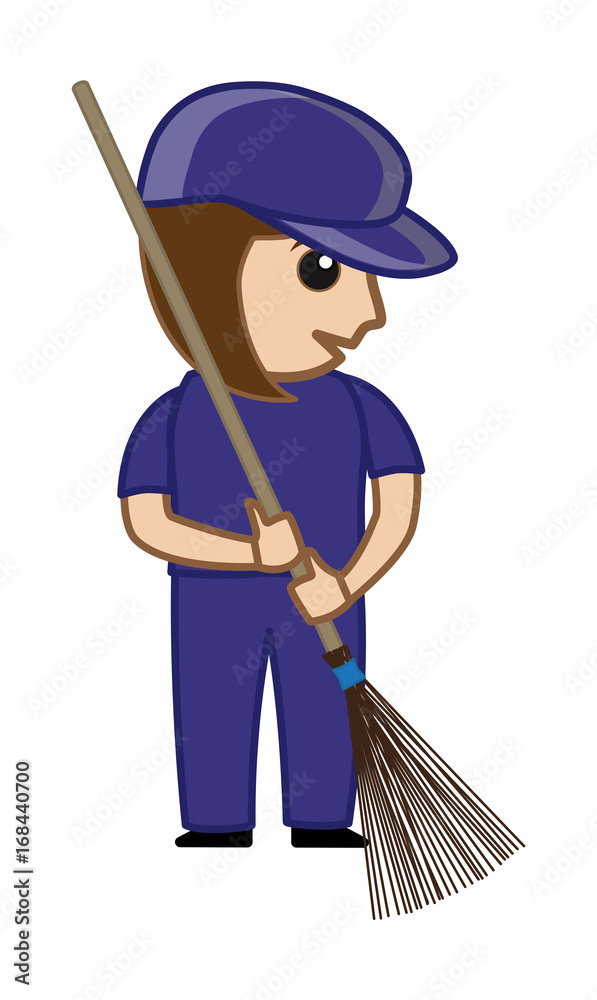 Sweeper Cartoon