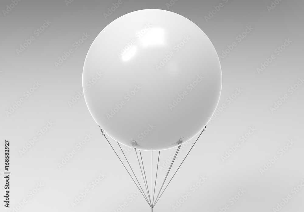 Blank white promotional outdoor advertising sky giant inflatable PVC ...