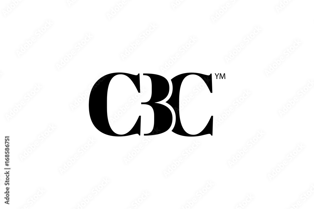 Stock-Vektorgrafik „CBC Logo Branding Letter. Vector graphic design ...