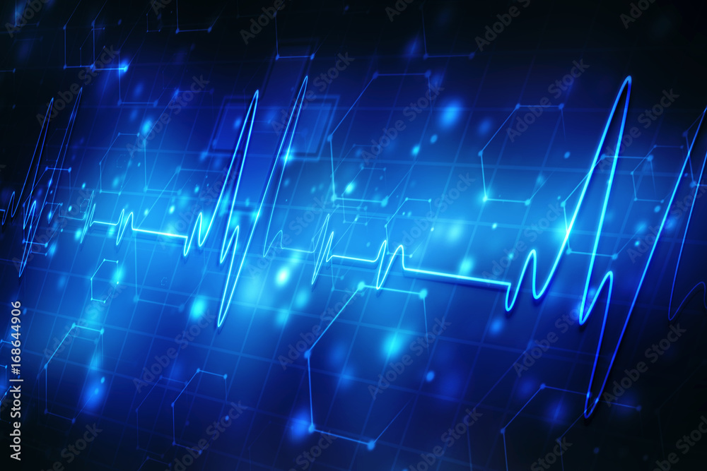 Medical abstract background, Ecg background Stock Illustration | Adobe ...