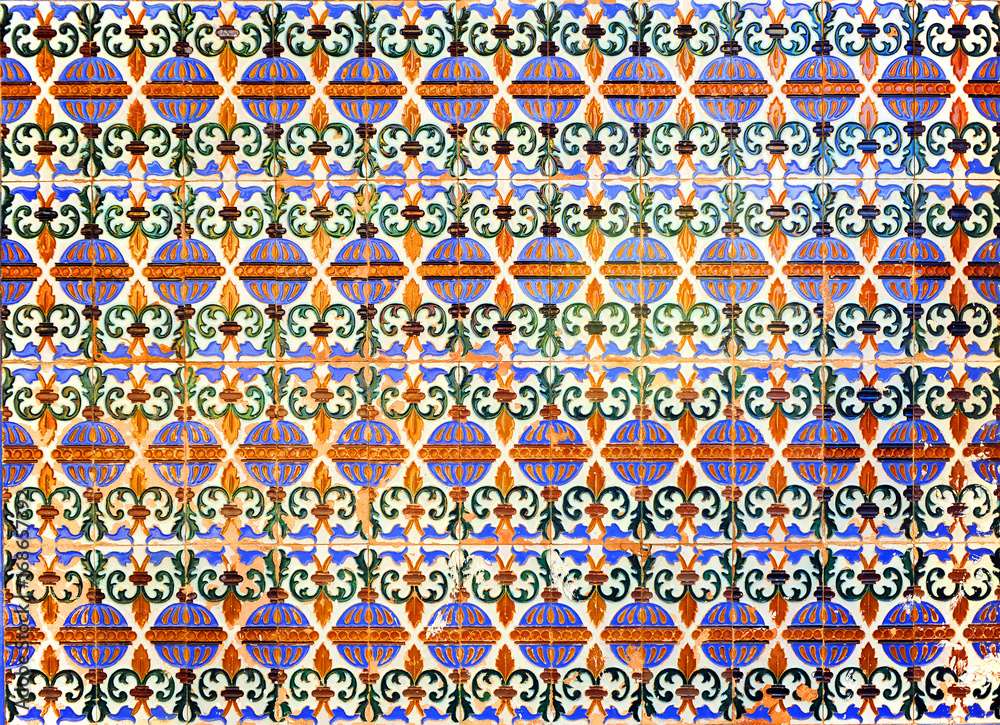 Spanish ceramics, background, texture Stock Photo | Adobe Stock