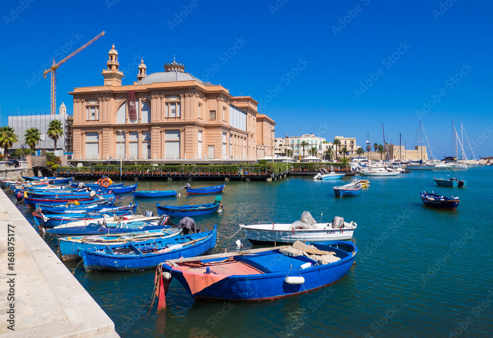 Bari, Italy - The capital of Apulia region, a big city on the Adriatic ...