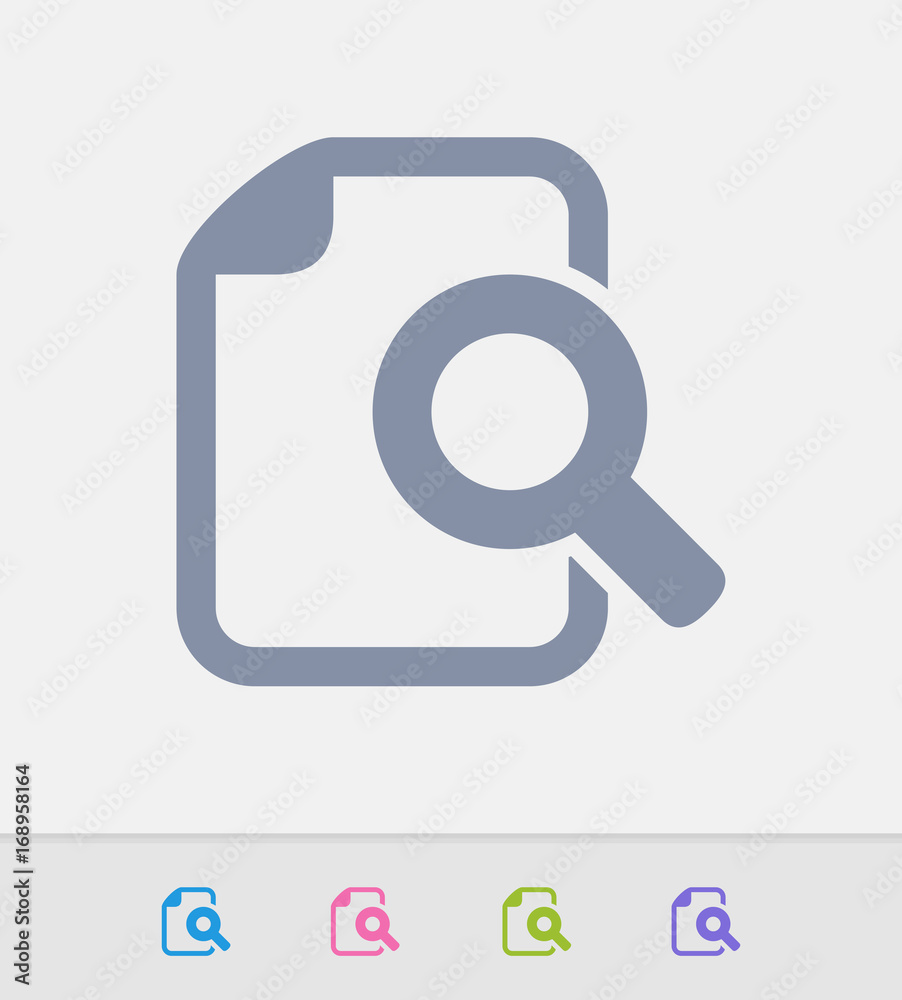 File & Magnifier - Granite Icons. A professional, pixel-perfect icon ...