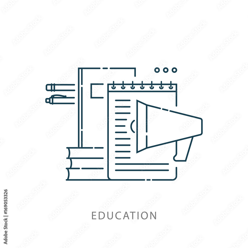 Education Open book school concept infographics of knowledge background ...