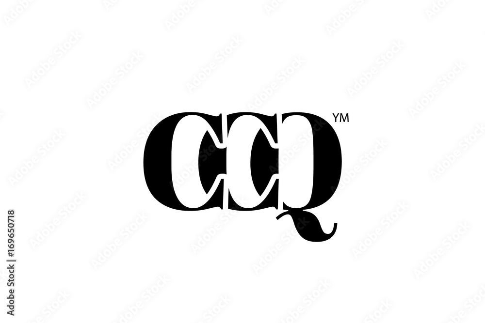 CCQ Logo Branding Letter. Vector graphic design. Useful as app icon ...