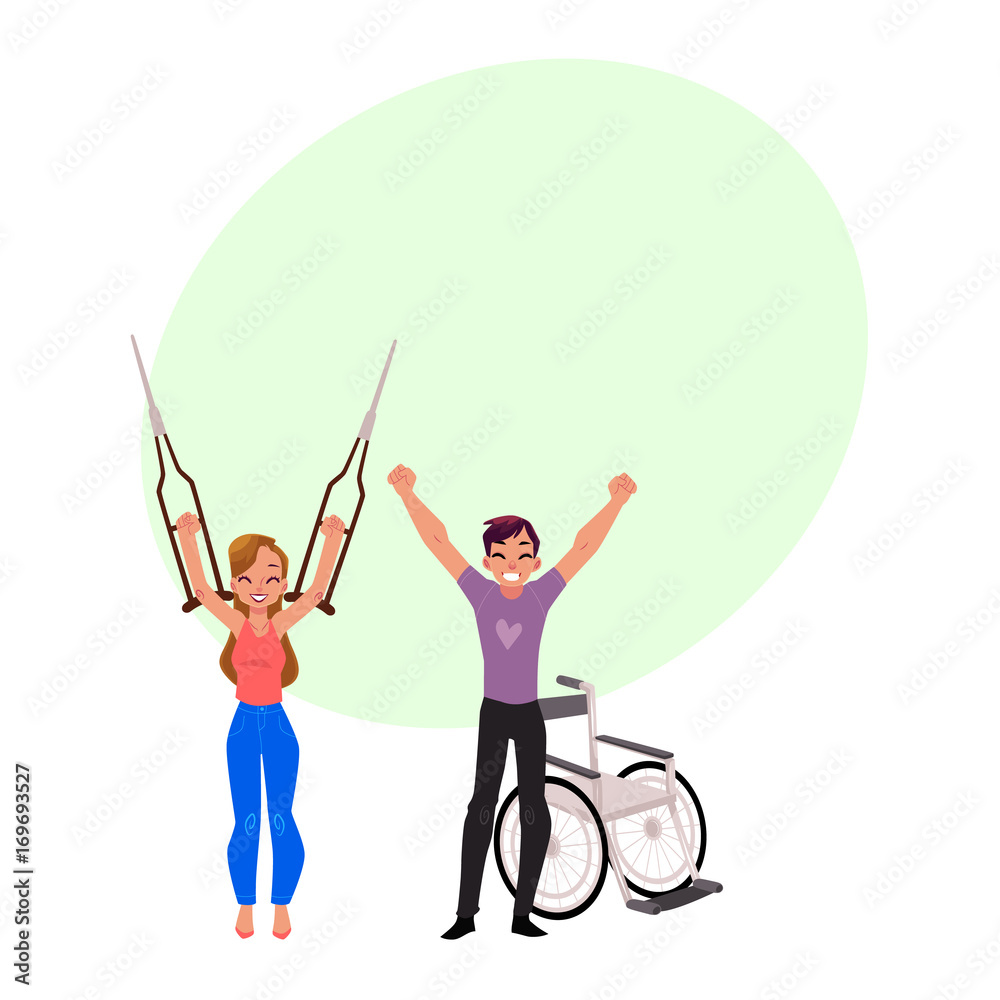 Farewell to crutches and wheelchair, medical rehabilitation, recovery ...