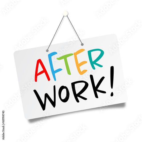 After work ! Stock Vector | Adobe Stock