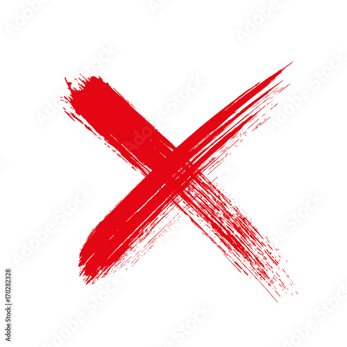 X.Grunge letter X cross sign - stock vector. Stock Vector | Adobe Stock