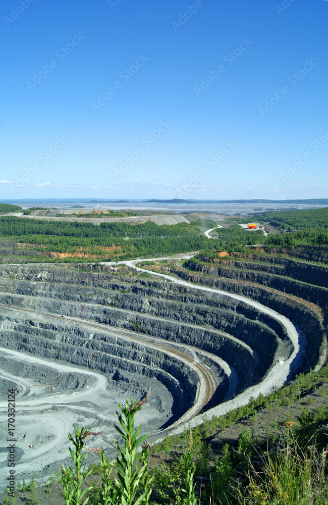 Mining pit Stock Photo | Adobe Stock