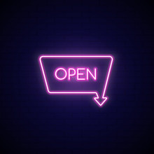 Pink Neon Open Sign Free Stock Photo - Public Domain Pictures