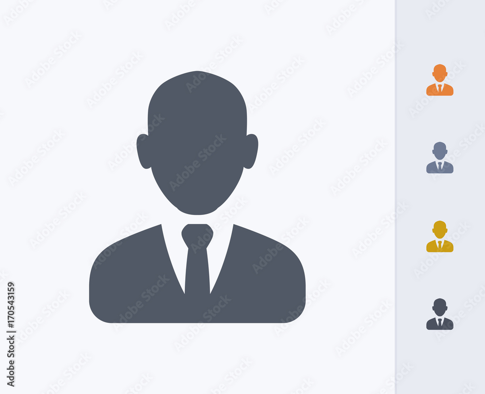 Business Man - Carbon Icons. A professional, pixel-aligned icon ...