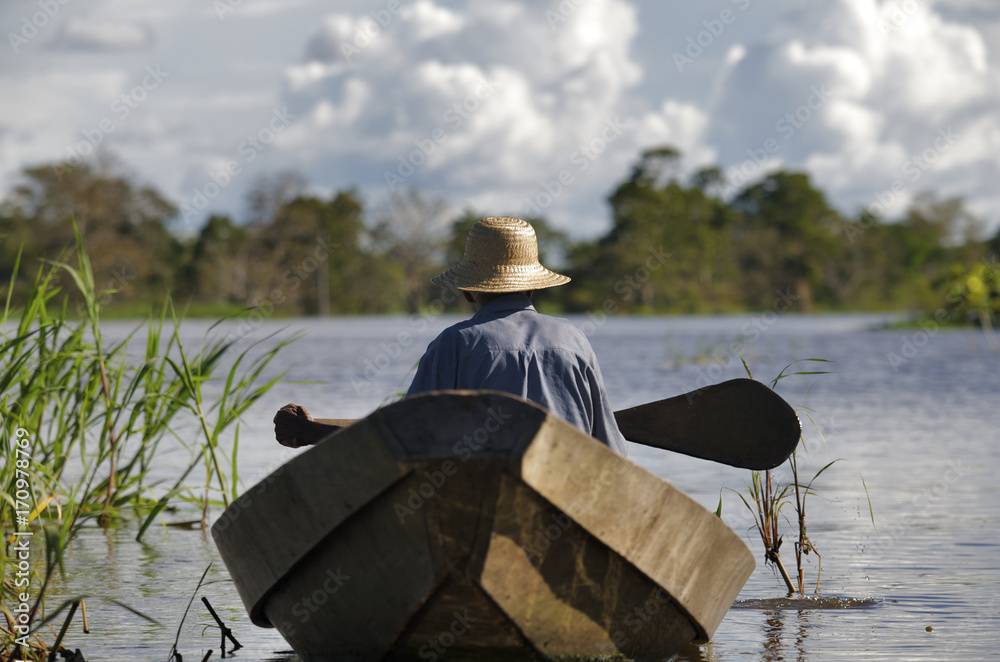 transportation in and around Amazon River jungle villages Getting ...