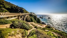 Monterey Bay Coastline Free Stock Photo - Public Domain Pictures