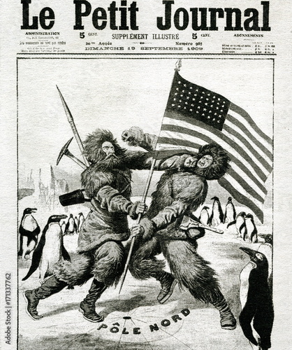 Robert Peary and Frederick Cook find out, who first reached the North ...
