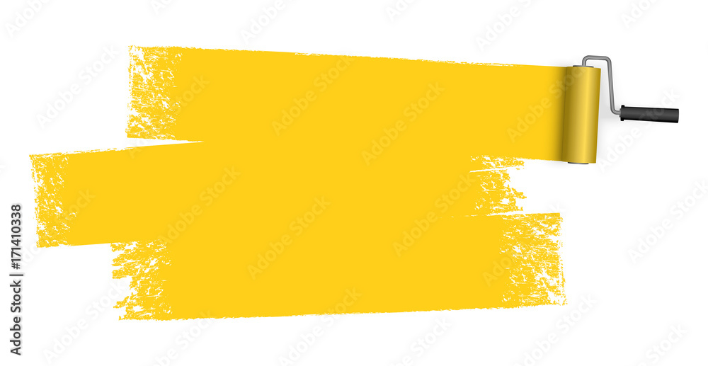 paint roller with marking Stock Vector | Adobe Stock