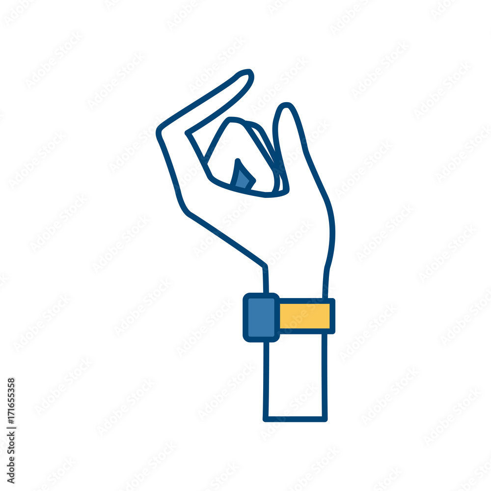 Vector de Stock Hand holding something icon vector illustration graphic ...