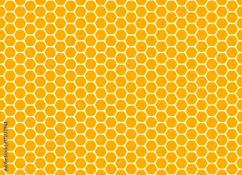 Seamless Honeycomb background texture Stock Vector | Adobe Stock