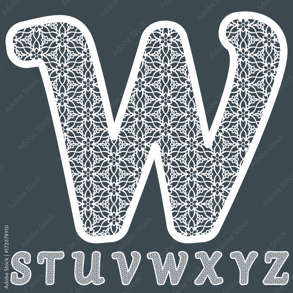 Templates for cutting out letters. Full English alphabet. May be used ...