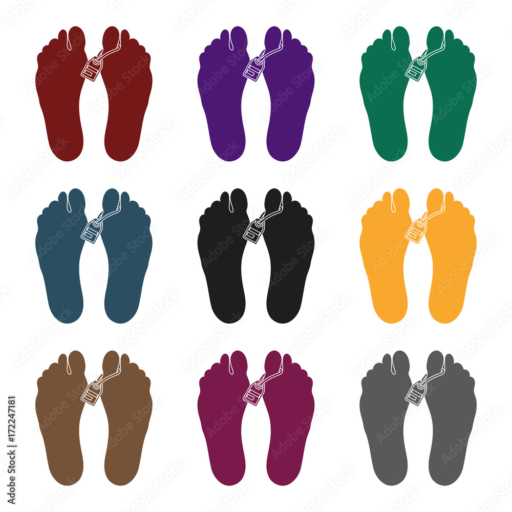 Corpse icon in black style isolated on white background. Drugs symbol ...