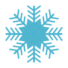 Cute Blue Snowflake Free Stock Photo - Public Domain Pictures