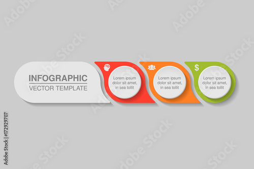 Vector infographic template for diagram, graph, presentation, chart ...