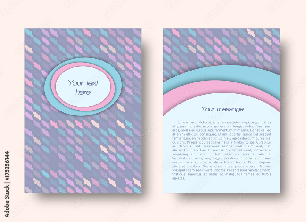 Card design. Retro pattern. Banner background. Template backdrop ...