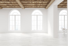 Empty Round Room With Large Window Free Stock Photo - Public Domain ...