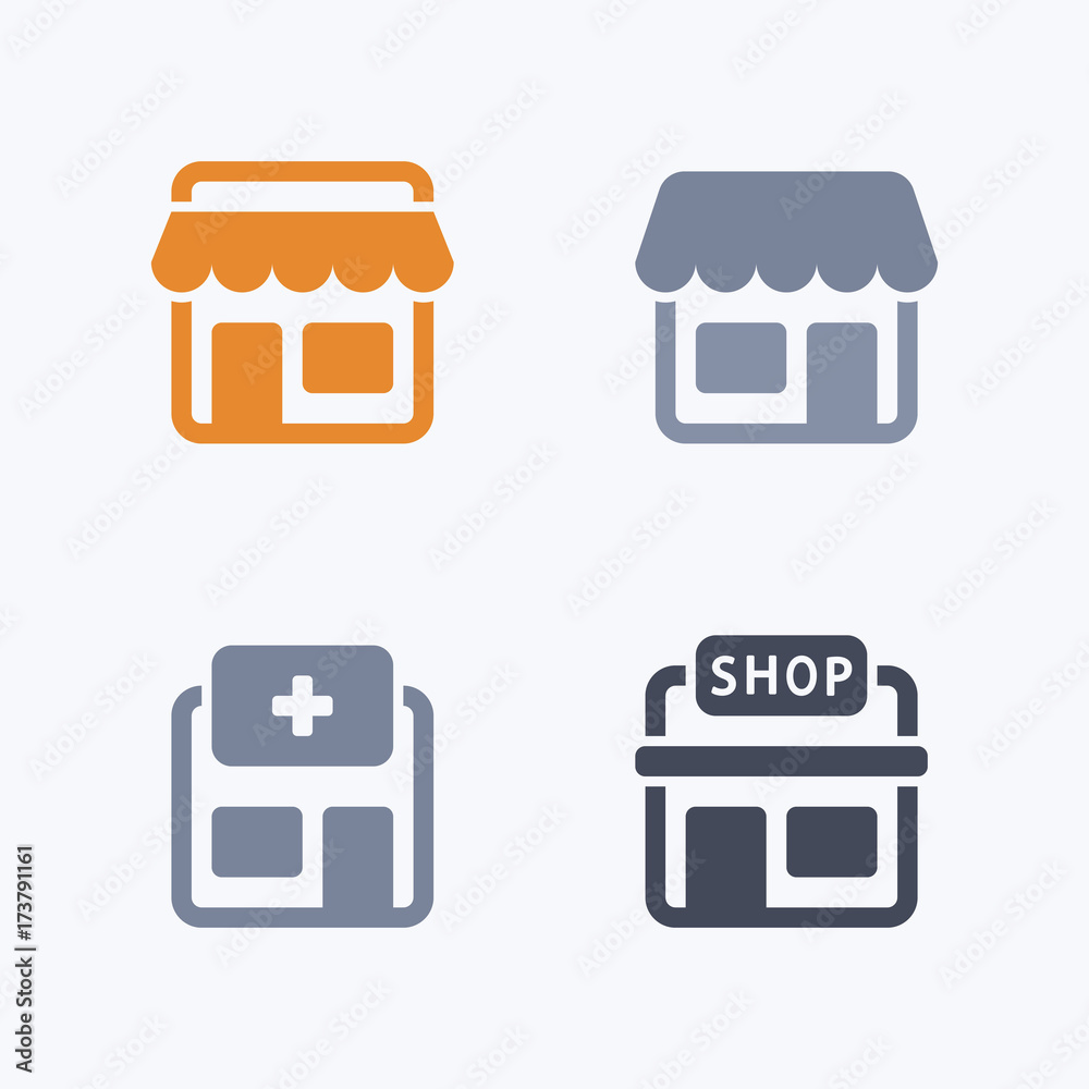Stores - Carbon IconsA set of 4 professional, pixel-aligned icons ...
