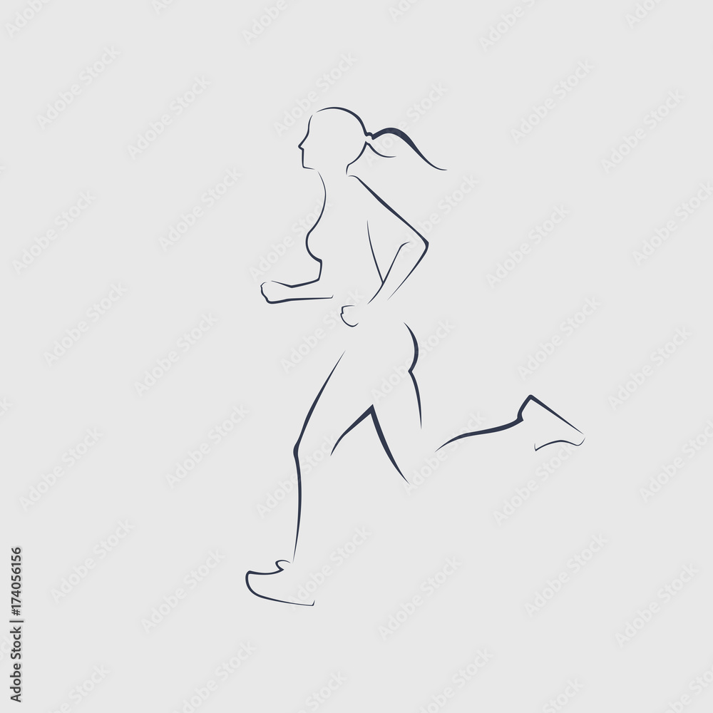 Running Woman Logo