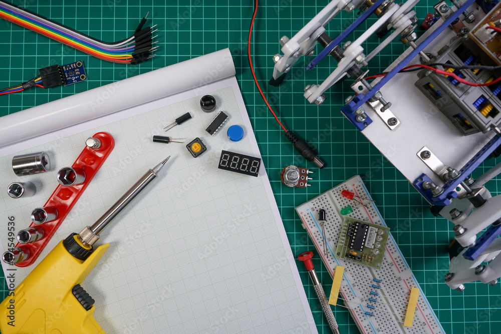 STEM or DIY Electronic Kit , Line tracking walking robot competition ...