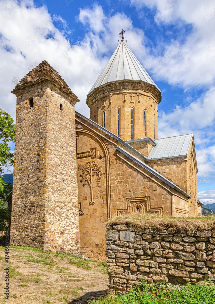 The church of the Assumption of the Blessed Virgin Mary and watchtower ...