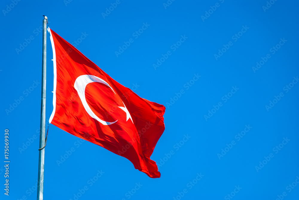 トルコ国旗 Stock Photo | Adobe Stock