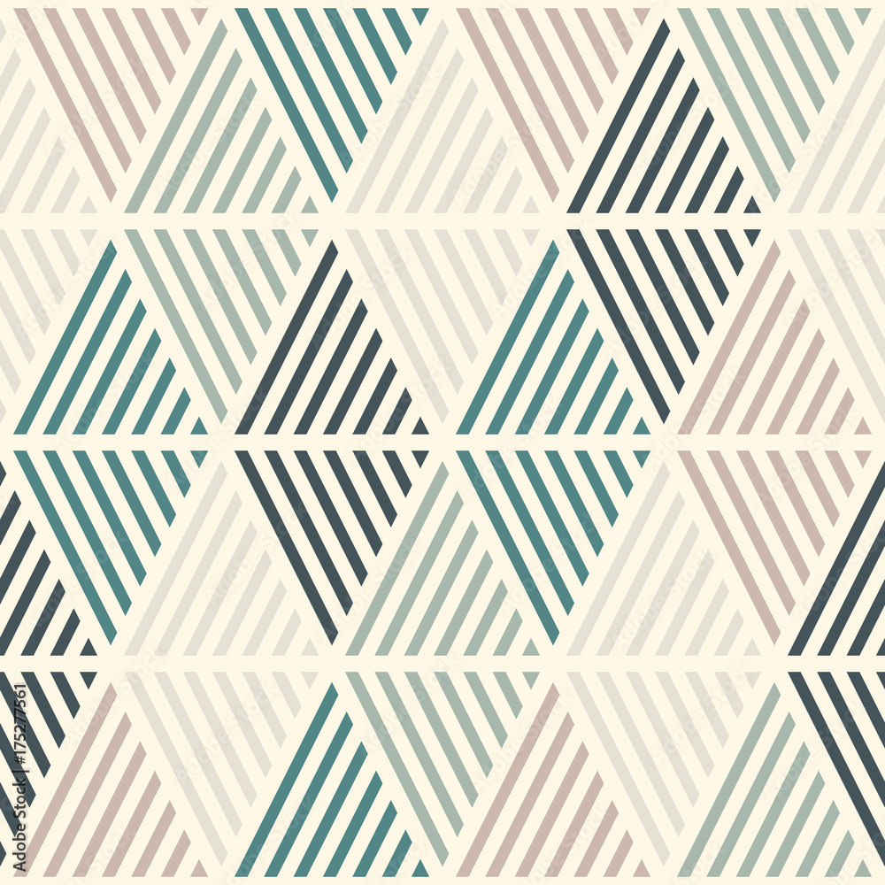 Seamless pattern with hatched diamonds. Argyle wallpaper. Rhombuses and ...