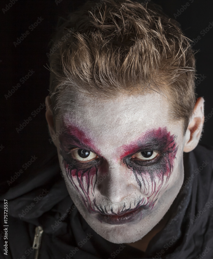 Zombie Halloween Makeup Guy