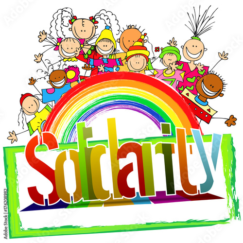 Smailing Kids - Solidarity Through the Eyes of Children Illustration ...