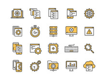 Yellow Web Icon Free Stock Photo - Public Domain Pictures