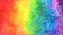 Watercolor Rainbow Wash Free Stock Photo - Public Domain Pictures