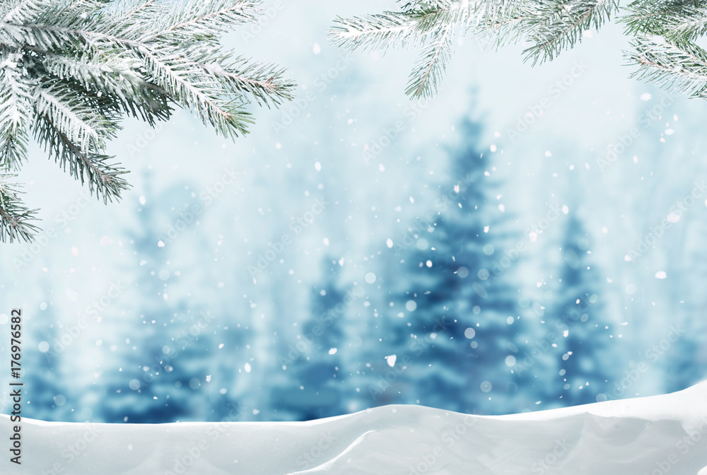 Photo Stock Merry christmas and happy new year greeting background with ...