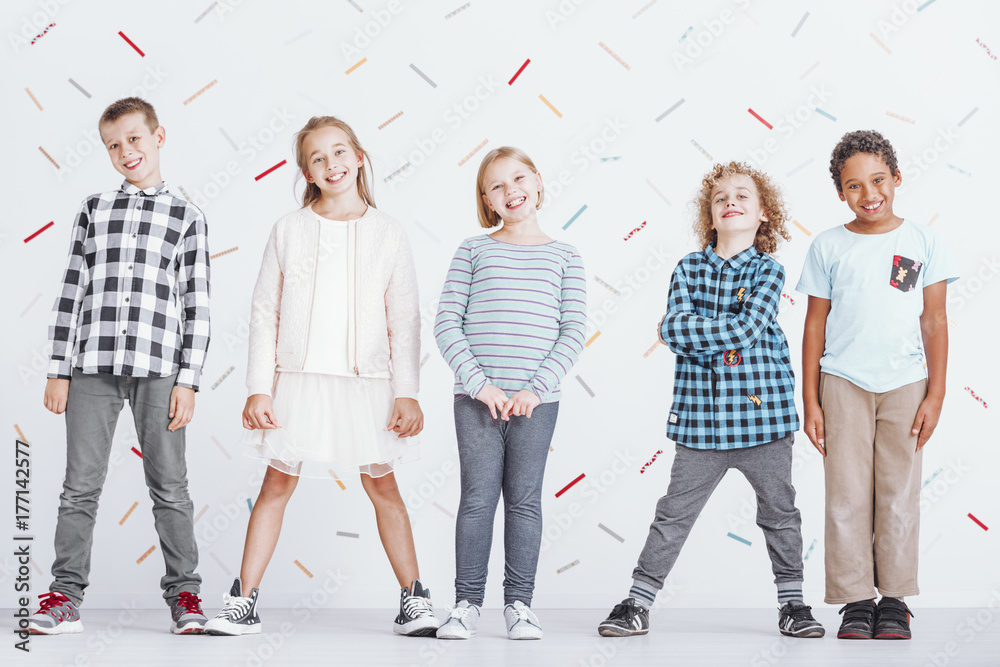 Group of preteen children Stock Photo | Adobe Stock