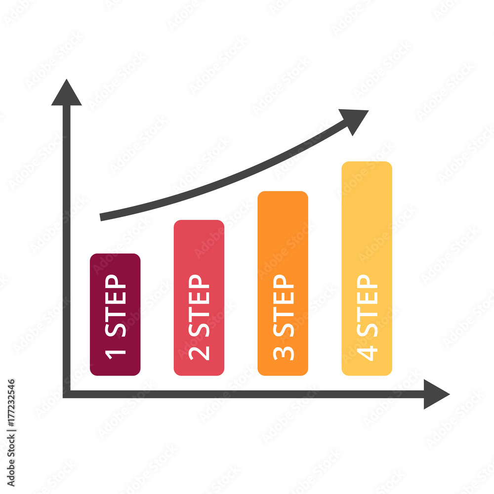 Vector arrows infographic, diagram chart, graph presentation. Business ...