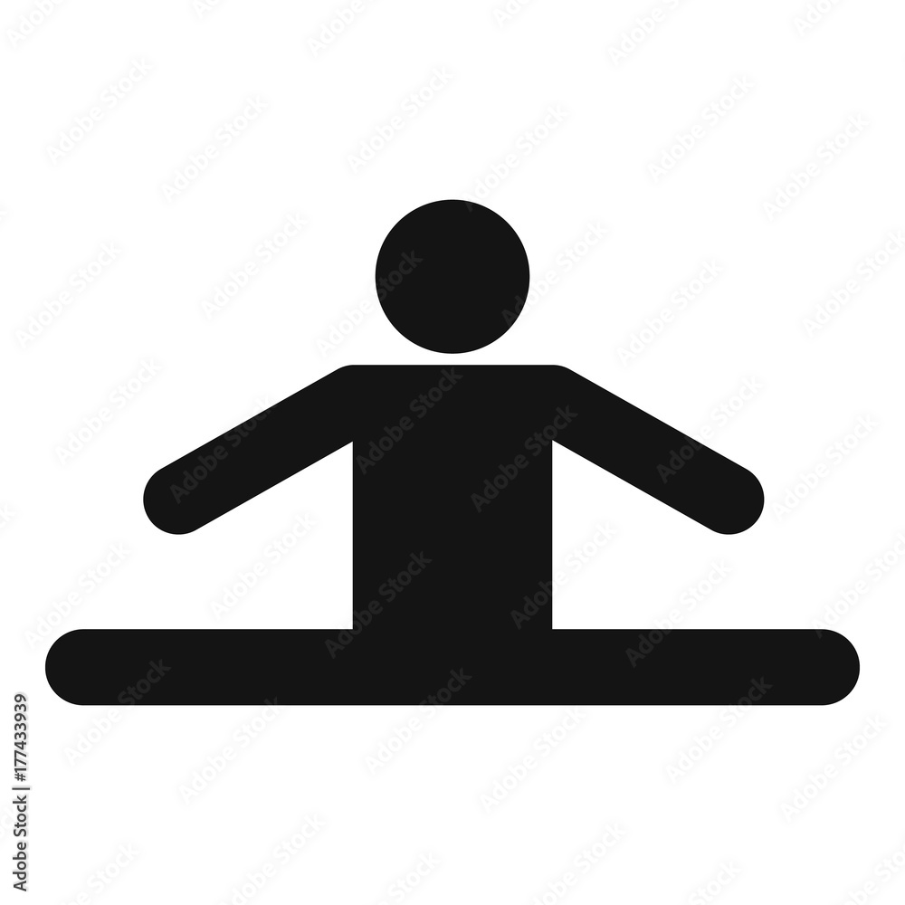 Stick figure stickman icon pictogram vector simple 素材庫向量圖 | Adobe Stock