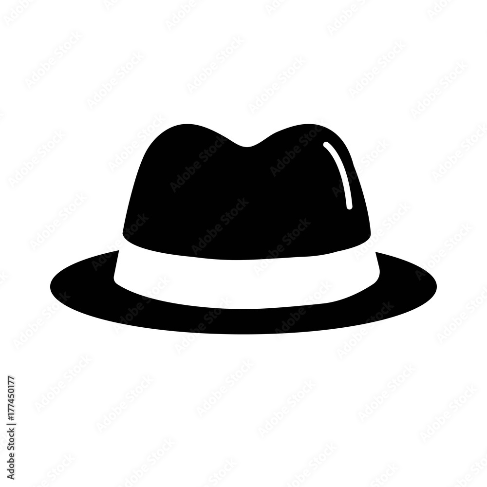 hat icon black