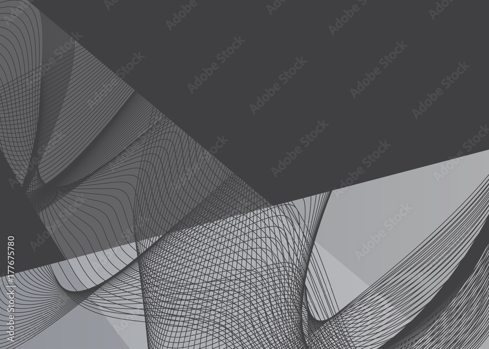 Gray dynamic background with copy space for business presentations ...